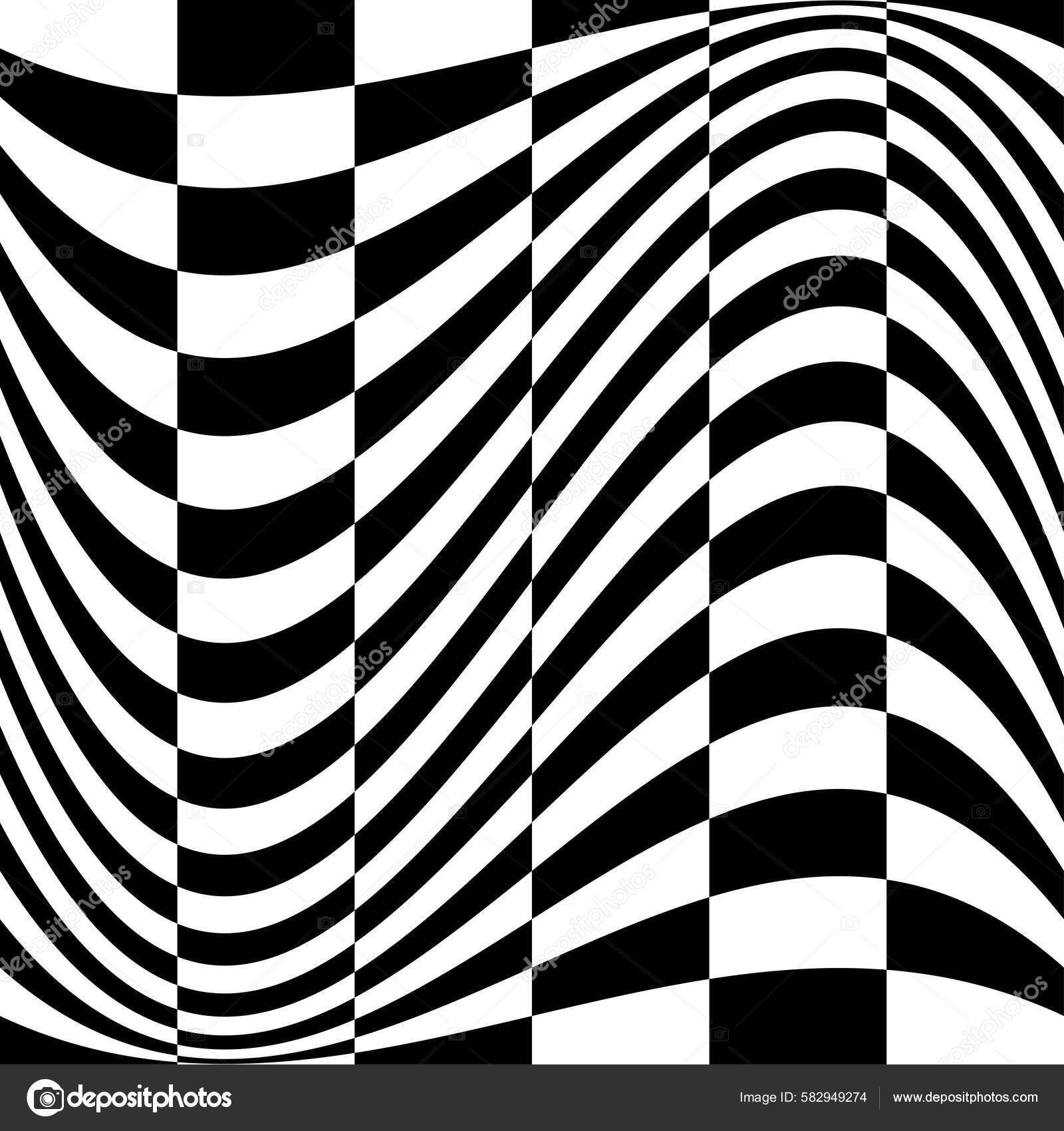 Abstract Art Optical Visual Art Pattern Background Element Stock Vector ...