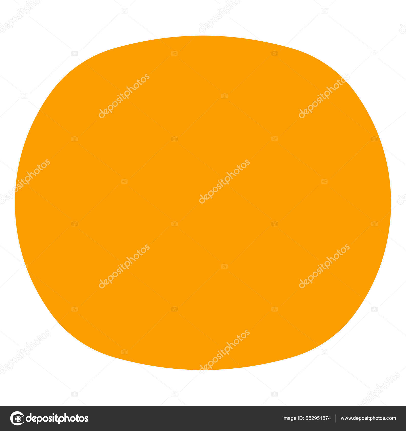 Oblong Oval Ellipse Icon Background Blob Stone Pebble Silhouette Vector ...