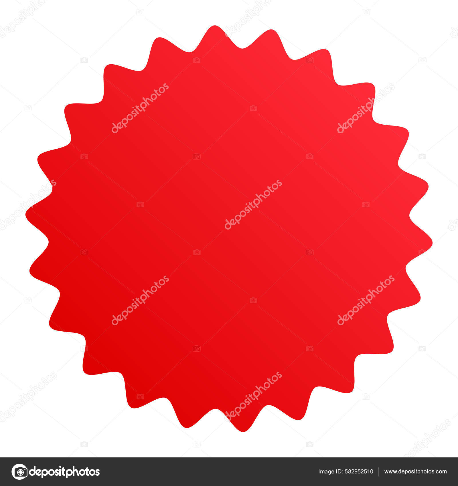 Price Tag Label Starburst Sunburst Blank Empty Shape Price Flash Stock ...