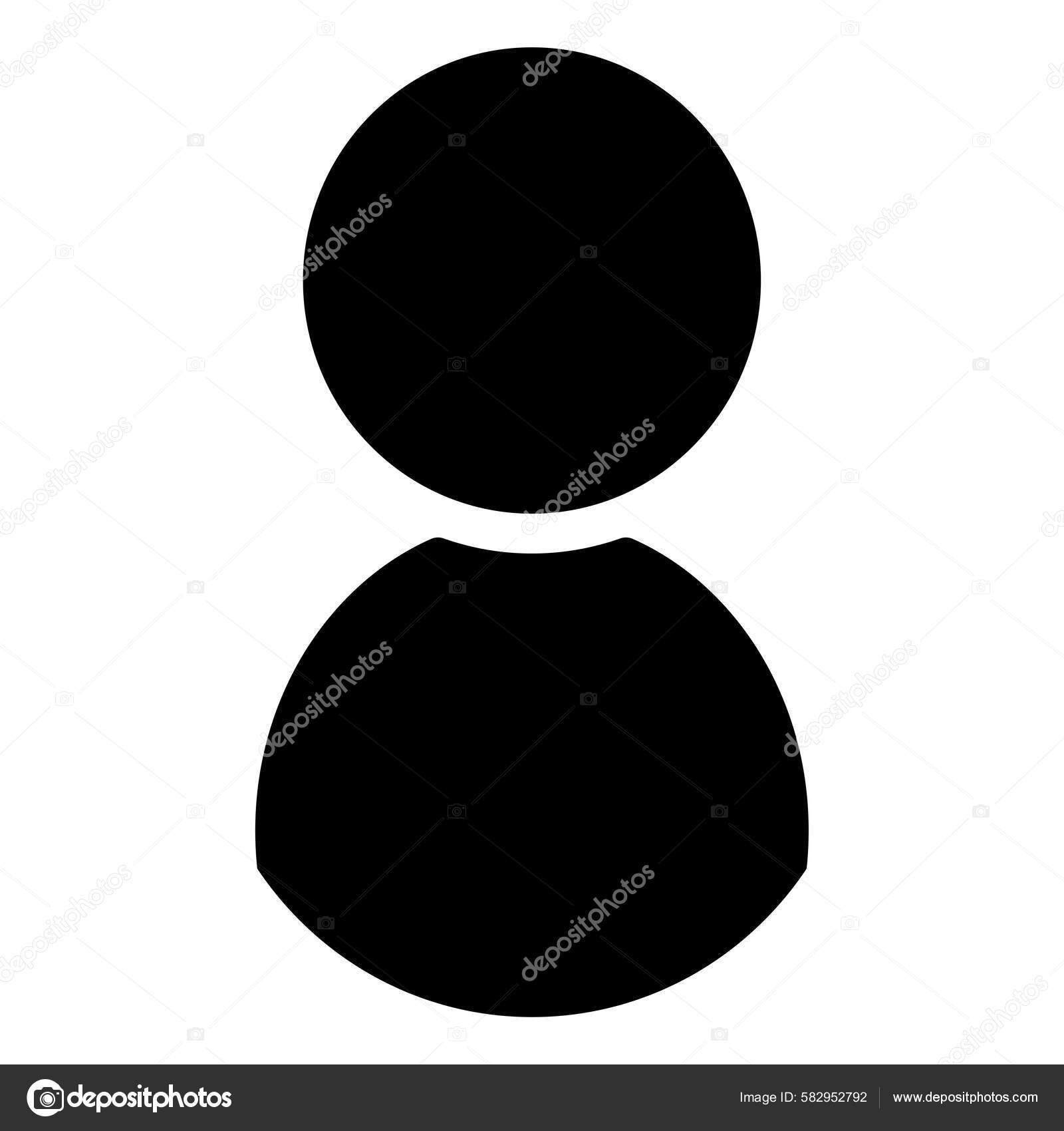 Character Human Profile Picture Symbol Avatar Icon Vector de stock por ...