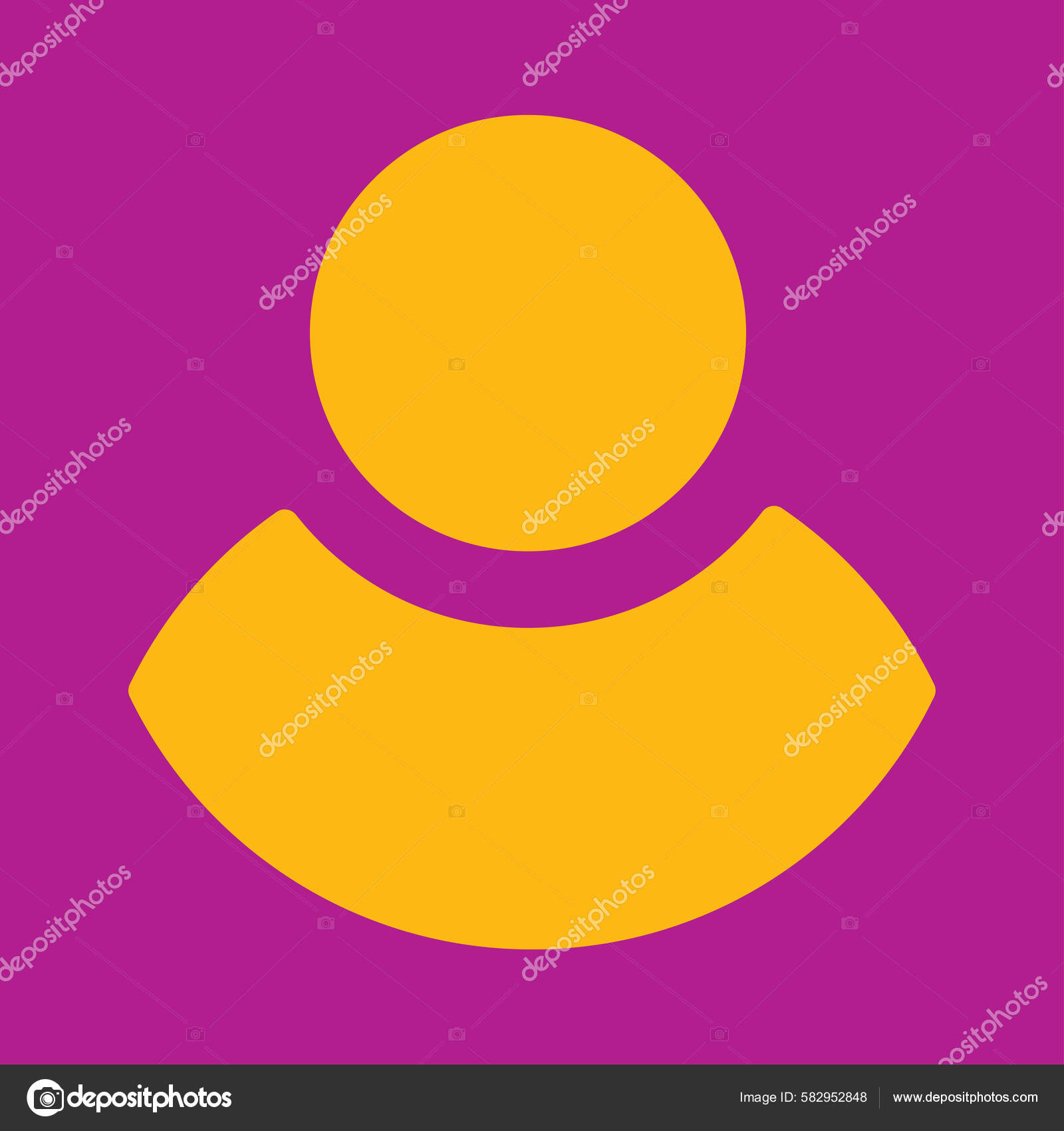Character Human Profile Picture Symbol Avatar Icon Vector de stock por ...