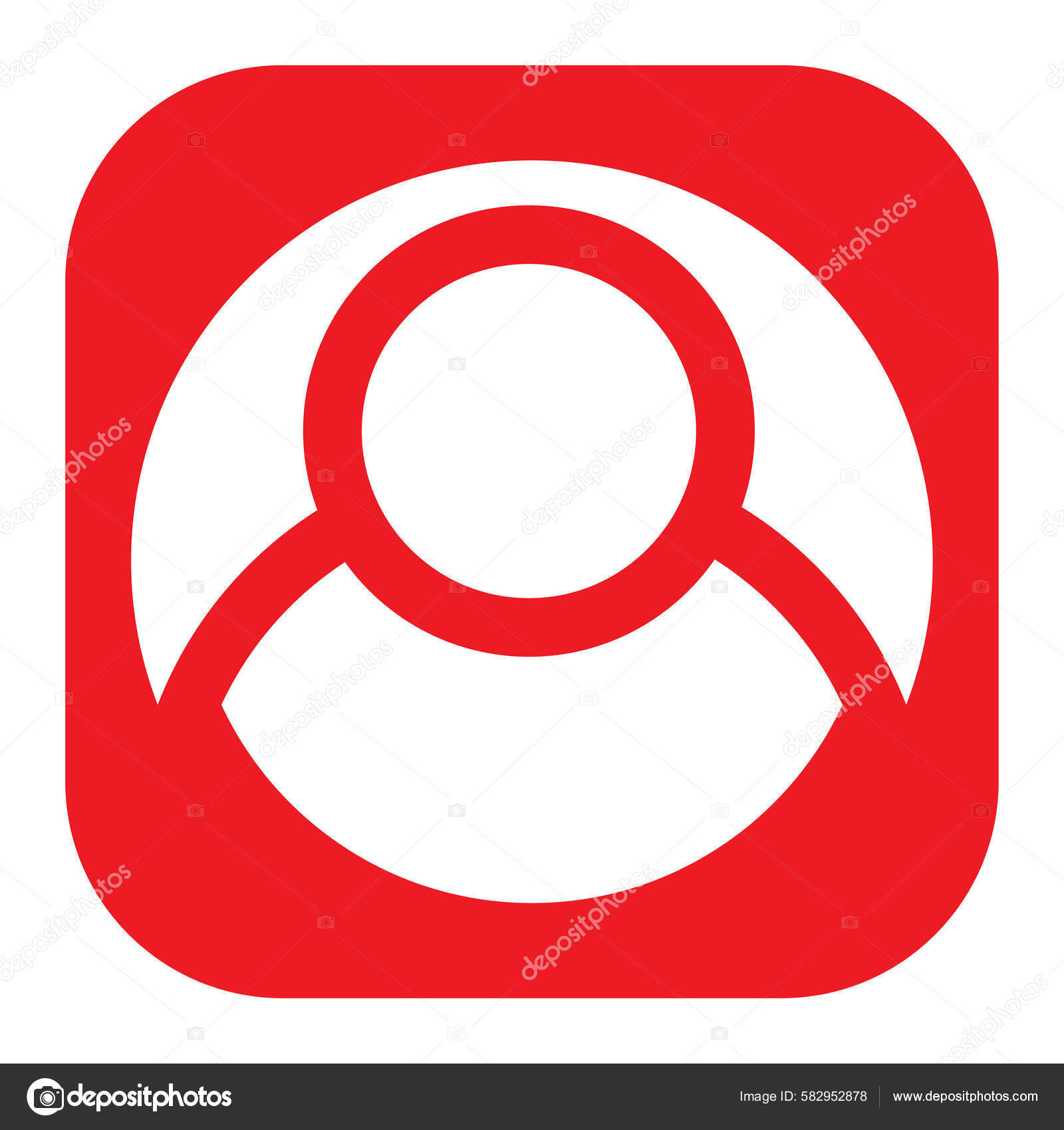Charakter Mensch Profilbild Symbol Avatar Symbol Stock-Vektorbild von ...