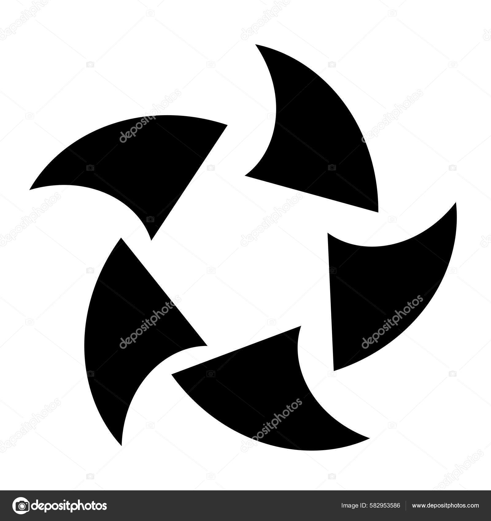 Spirally Logo Icon Shape Element Generic Cycle Curve Symbol Stock ...