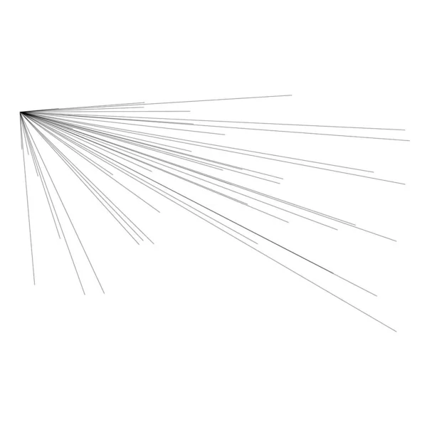 Random Rays Beams Radial Lines Radiating Streaks Strips Stock Vector by ...
