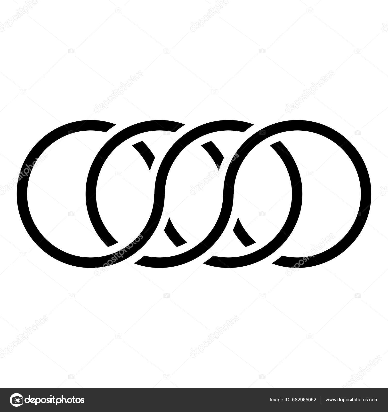 Interlace Interlocking Circles Rings Element Stock Vector by ©vectorguy ...