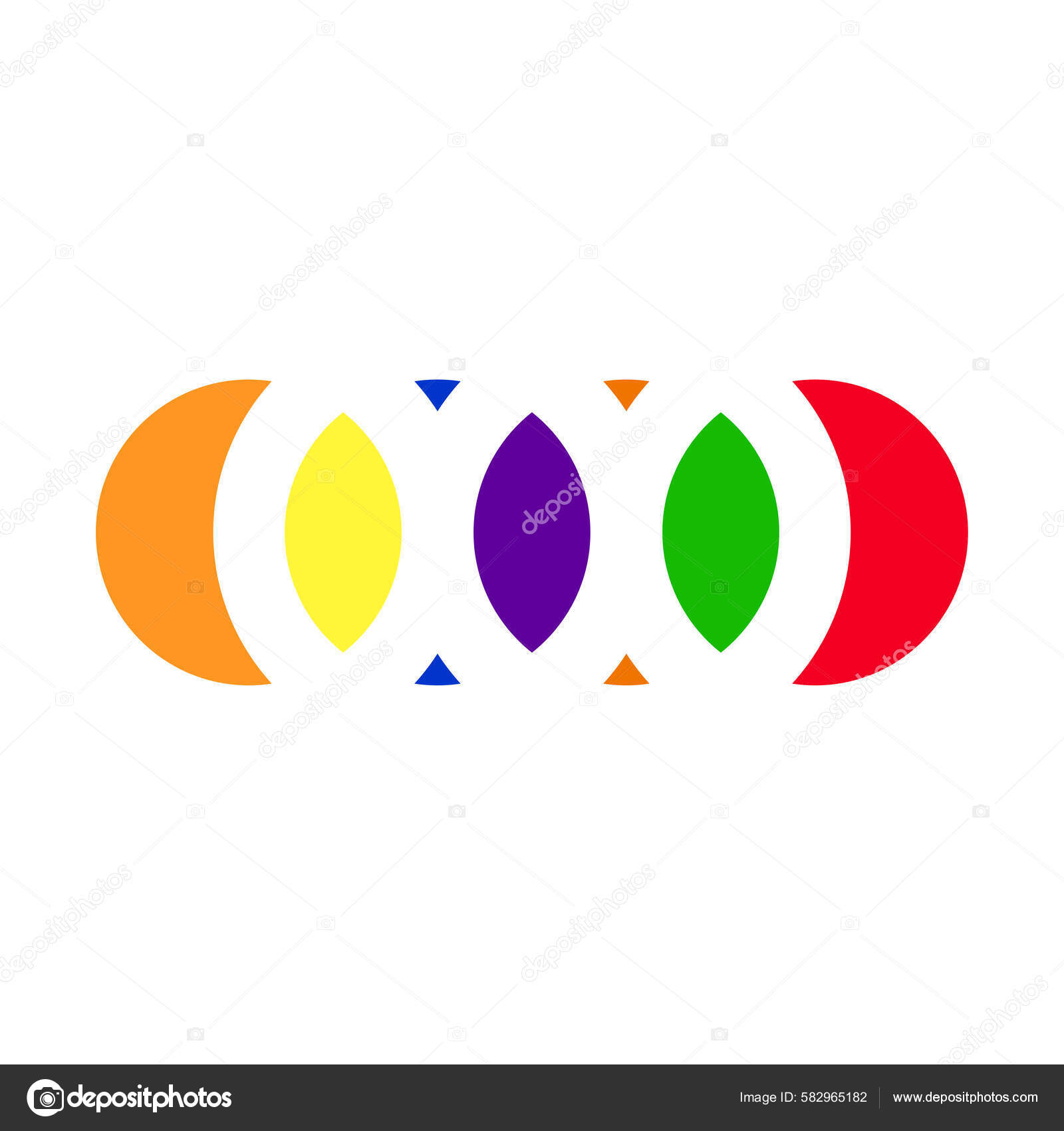 Interlace Interlocking Circles Rings Element Stock Vector by ©vectorguy ...