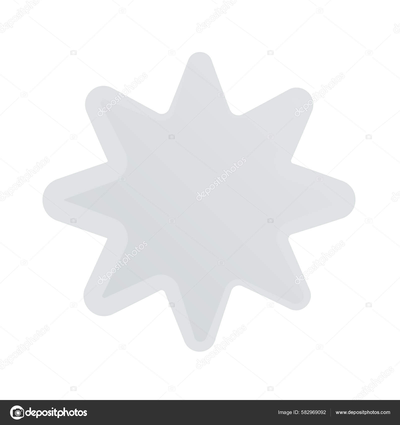 Star Starlet Shape Icon Award Prize Concept Stock Vector by ©vectorguy ...