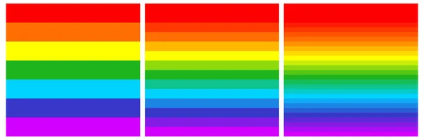 Rainbow Color Rgb Palette Bright Color Scheme Coloring Stock Vector ...
