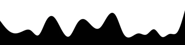 Hilly Bumpy Mountain Shape Background Vector Stock Vector Illustration ...