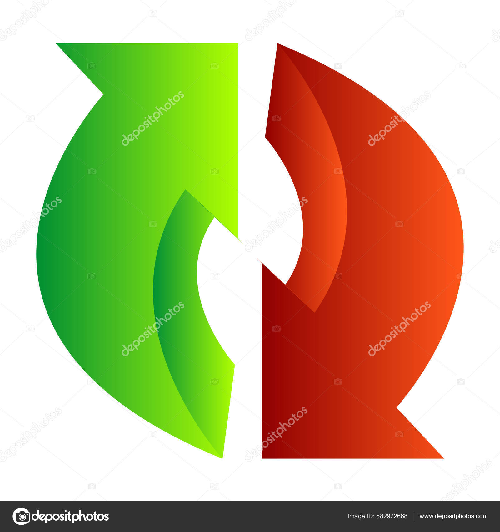 Swap Exchange Rotation Arrows Icon Stock Vector by ©vectorguy 582972668