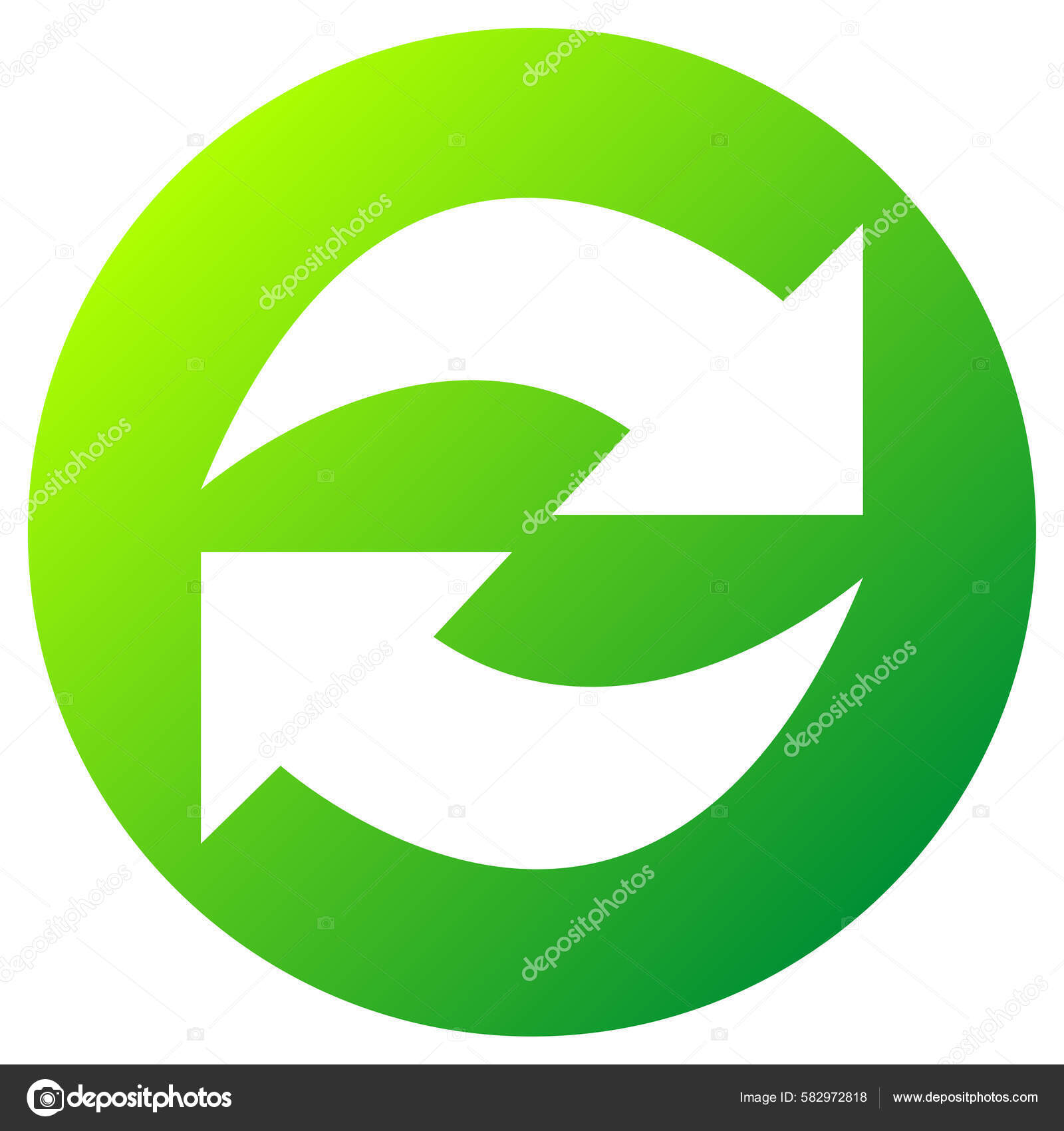 Troca Troca Ícone Setas Rotação imagem vetorial de © vectorguy #582972818