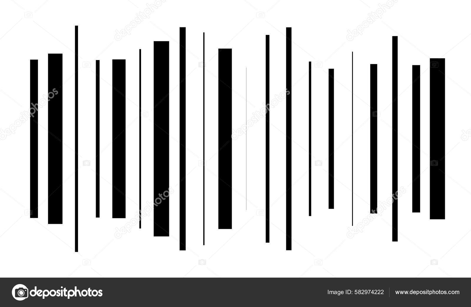 Random Size Scattered Lines Stripes Horizontal Rectangle Strips Streaks ...