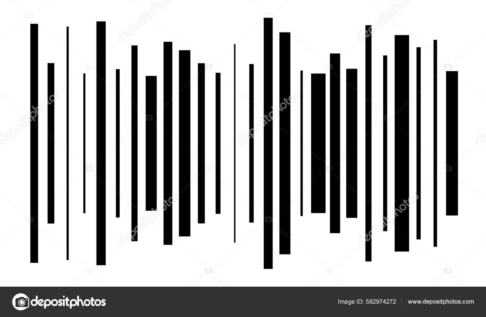 Random Size Scattered Lines Stripes Horizontal Rectangle Strips Streaks ...