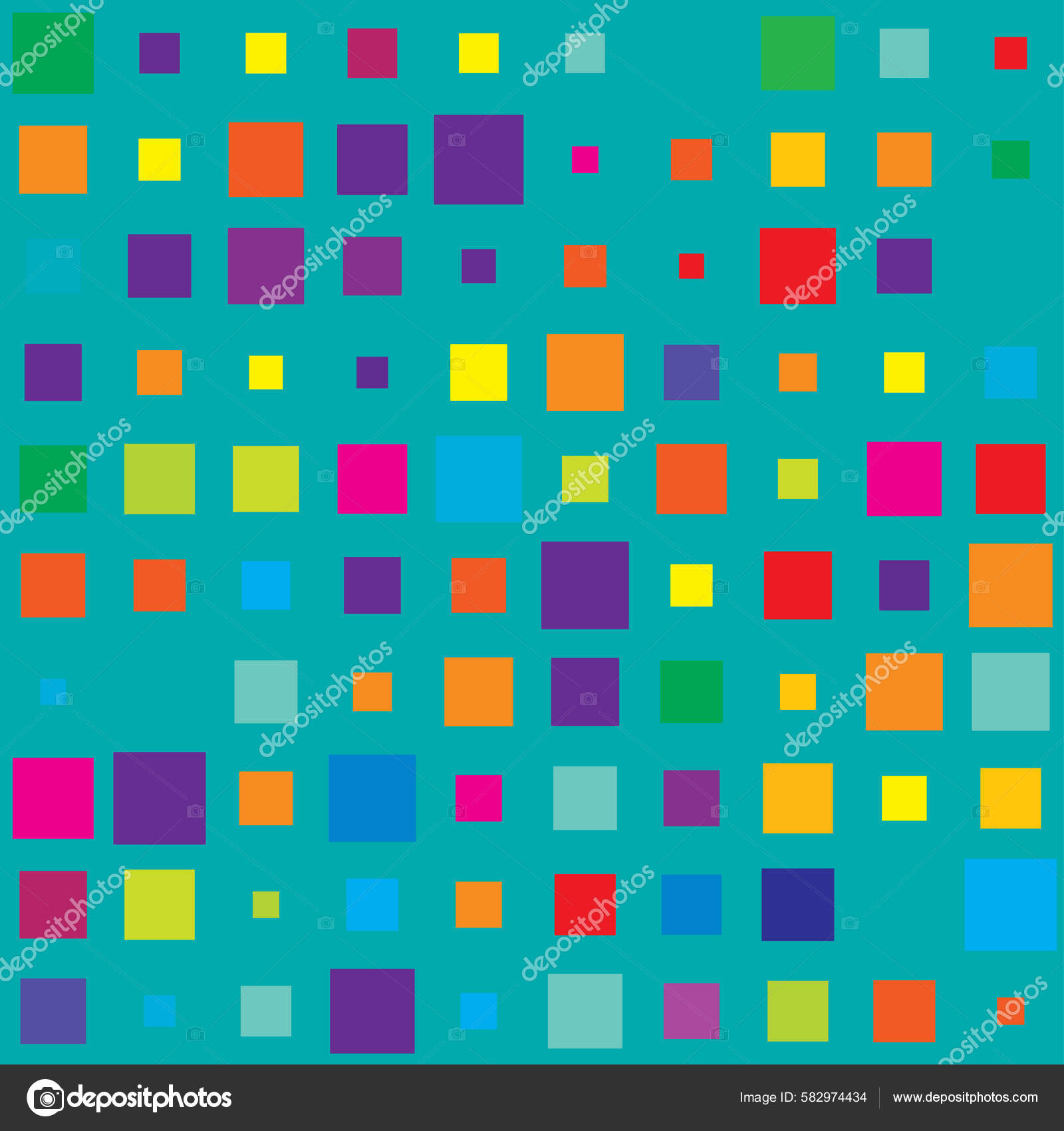 Random Square Tiles Seamless Repeatable Pattern Background Element ...