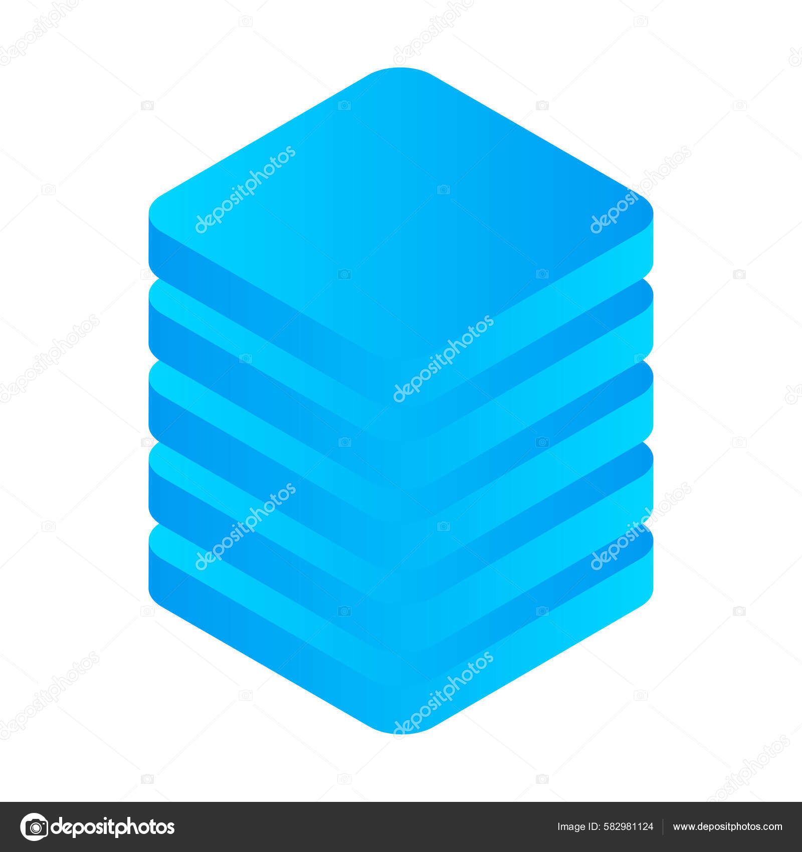 Tower Hdd Cylinder Rack Icon Mainframe Server Symbol Vector de stock ...
