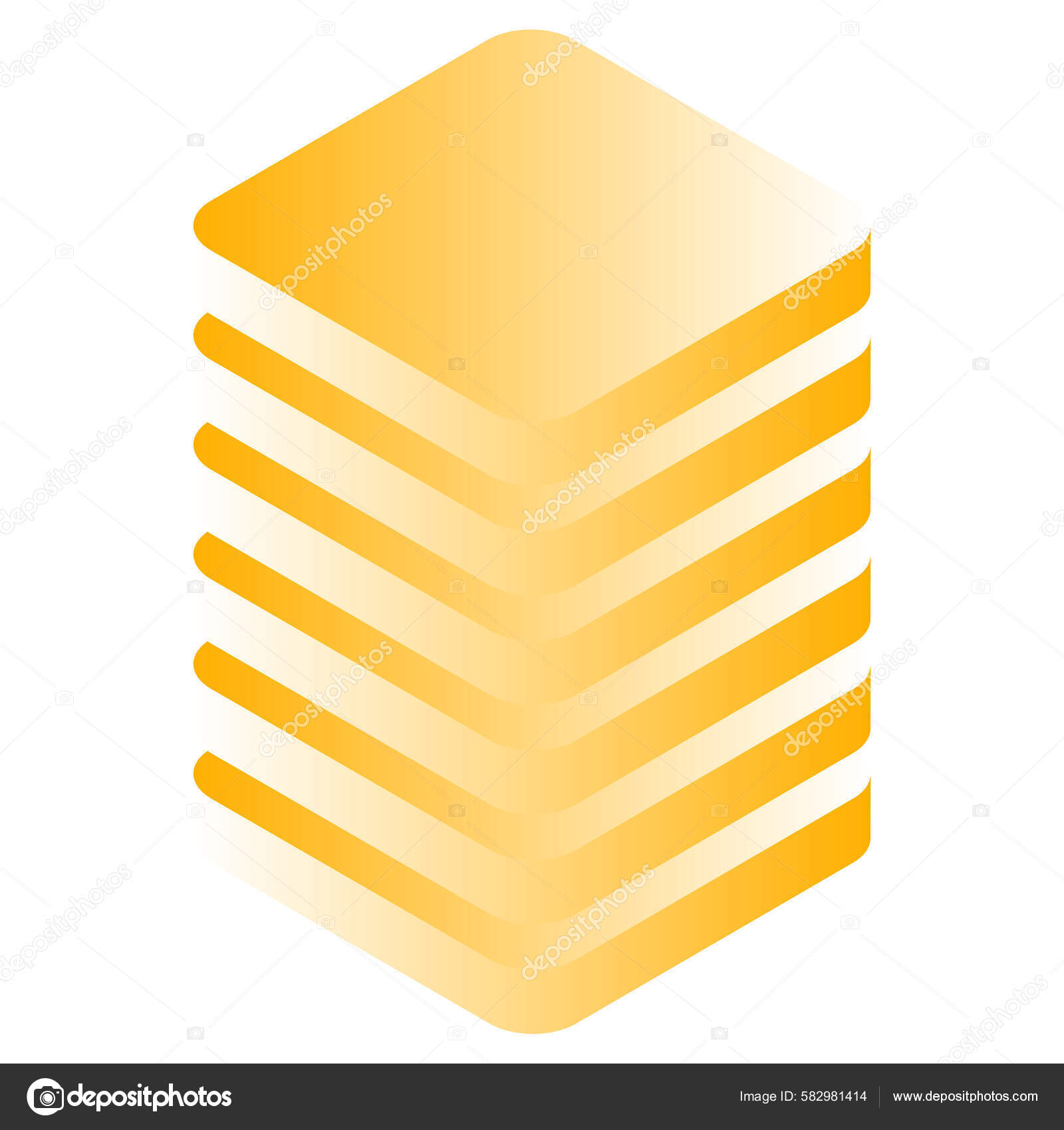 Tower Hdd Cylinder Rack Icon Mainframe Server Symbol Stock Vector by ...
