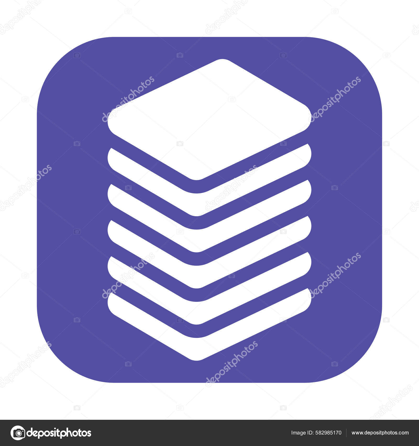 Tower Hdd Cylinder Rack Icon Mainframe Server Symbol Stock Vector by ...