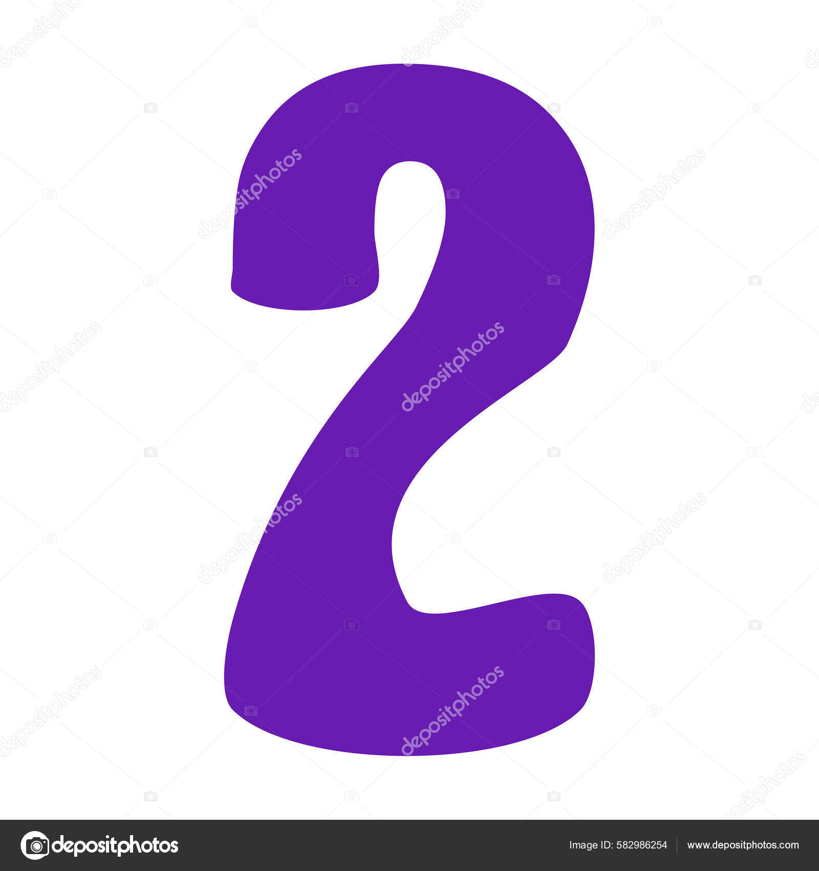 Colored Rounded Cartoon Number Series Stock Vector by ©vectorguy 582986254