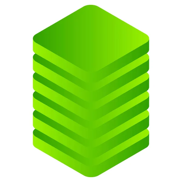 Tower Hdd Cylinder Rack Icon Mainframe Server Symbol Stock Vector Image ...