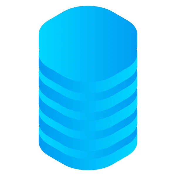 Tower Hdd Cylinder Rack Icon Mainframe Server Symbol Vector de stock ...