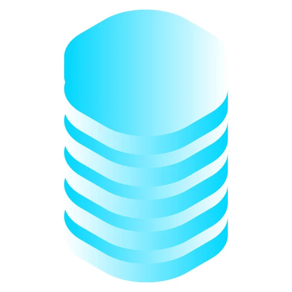 Tower Hdd Cylinder Rack Icon Mainframe Server Symbol Vector de stock ...