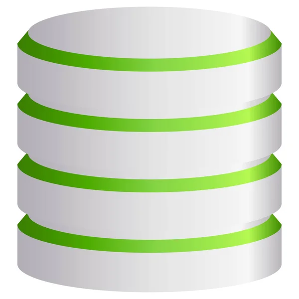 Tower Hdd Cylinder Rack Icon Mainframe Server Symbol Stock Vector by ...