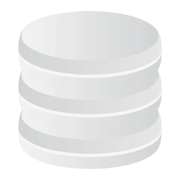 Tower Hdd Cylinder Rack Icon Mainframe Server Symbol Stock Vector by ...