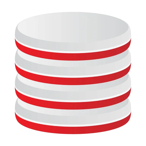 Tower Hdd Cylinder Rack Icon Mainframe Server Symbol Stock Vector by ...