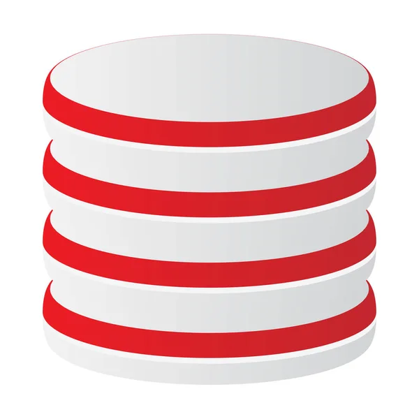 Tower Hdd Cylinder Rack Icon Mainframe Server Symbol Stock Vector by ...