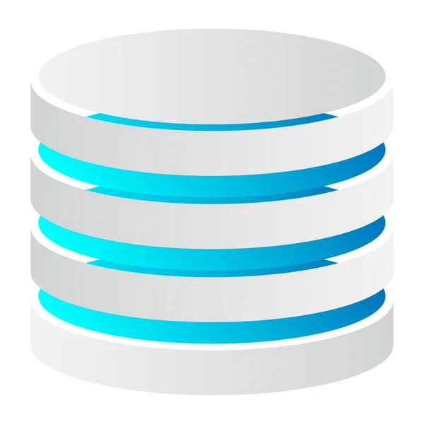 Tower Hdd Cylinder Rack Icon Mainframe Server Symbol Stock Vector by ...