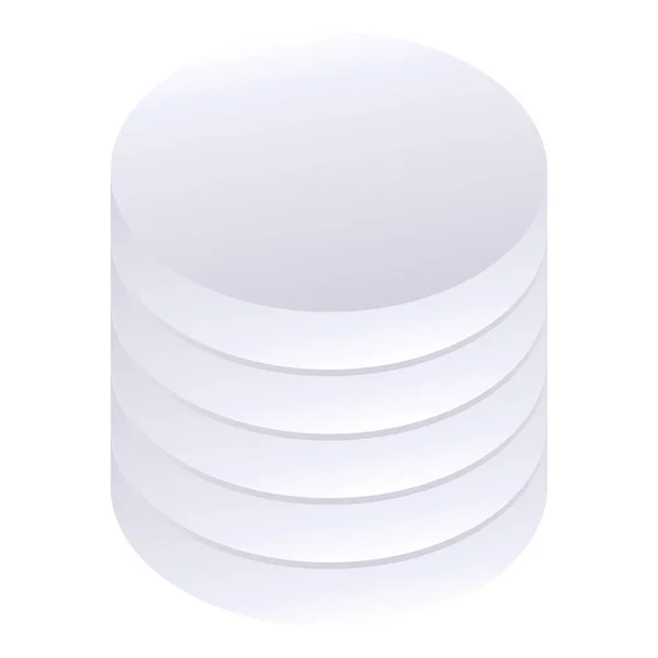 Tower Hdd Cylinder Rack Icon Mainframe Server Symbol Stock Vector by ...