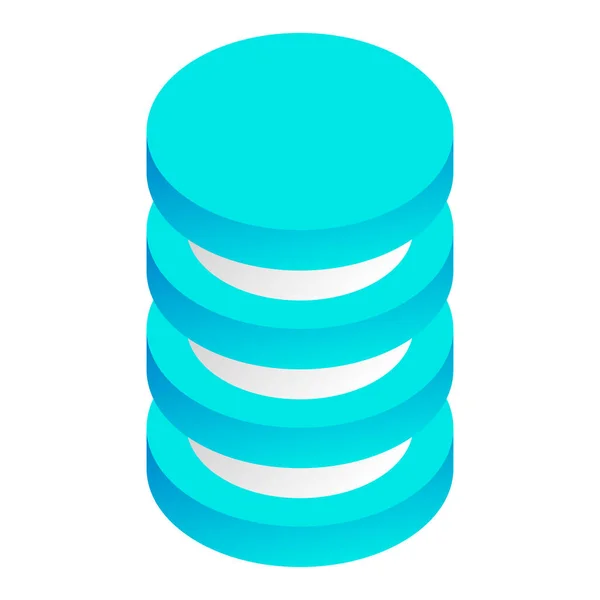 Tower Hdd Cylinder Rack Icon Mainframe Server Symbol Stock Vector Image ...