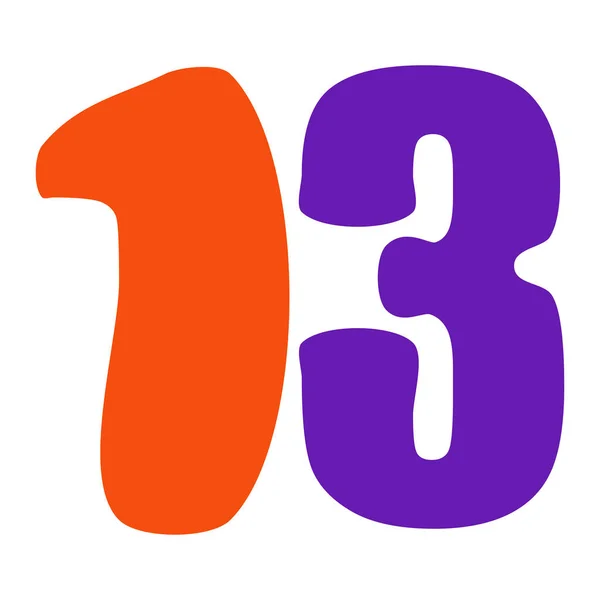 Colored Rounded Cartoon Number Series Stock Vector by ©vectorguy 582986254