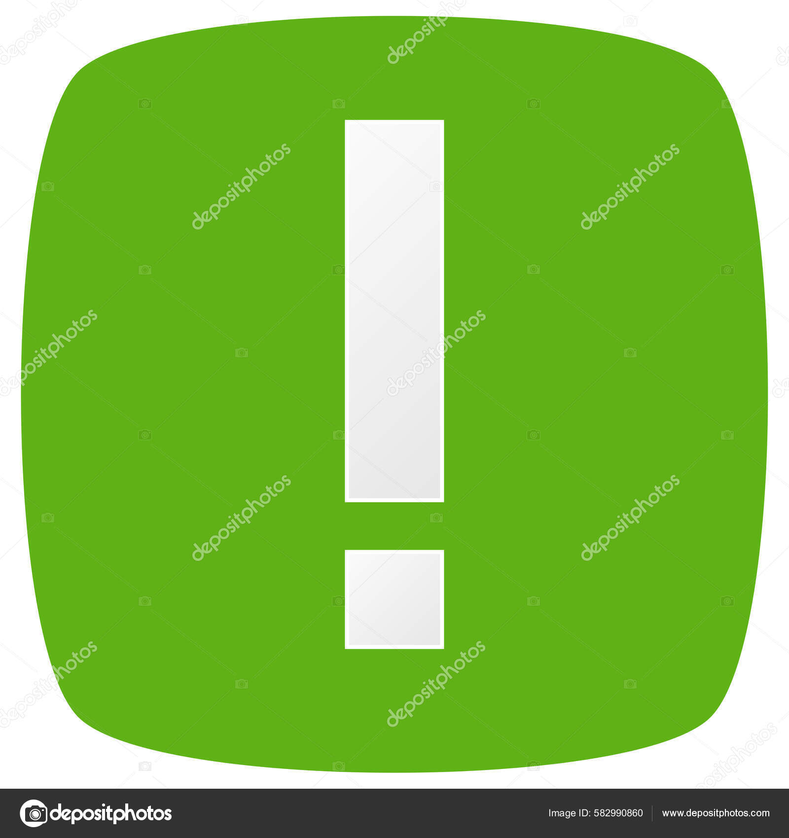 Signo Exclamación Atención Riesgo Icono Advertencia Símbolo Vector de ...