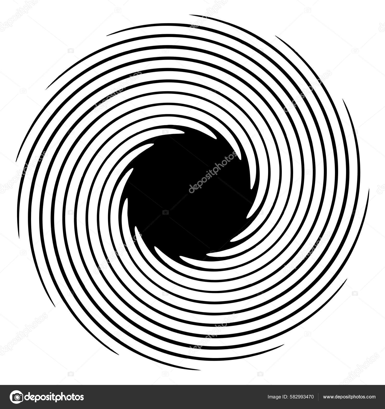 Spiral Swirl Whirl Shape Element Vector Stock Vector by ©vectorguy ...