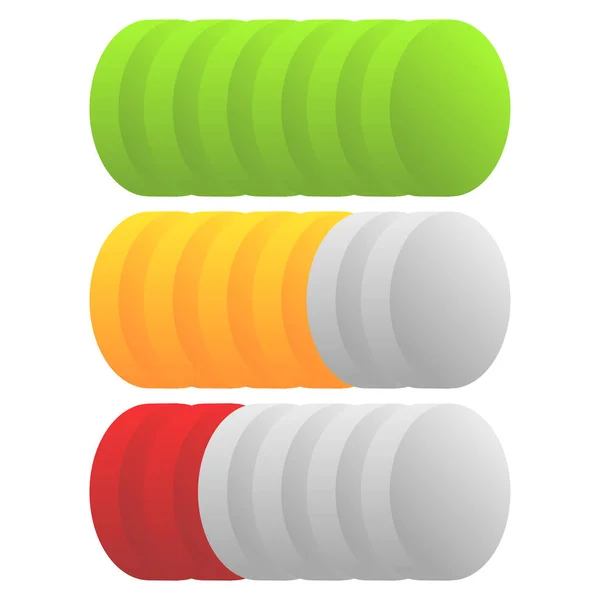 Level Progress Interval Indicator Guage Meter Capacity Concept Icon ...