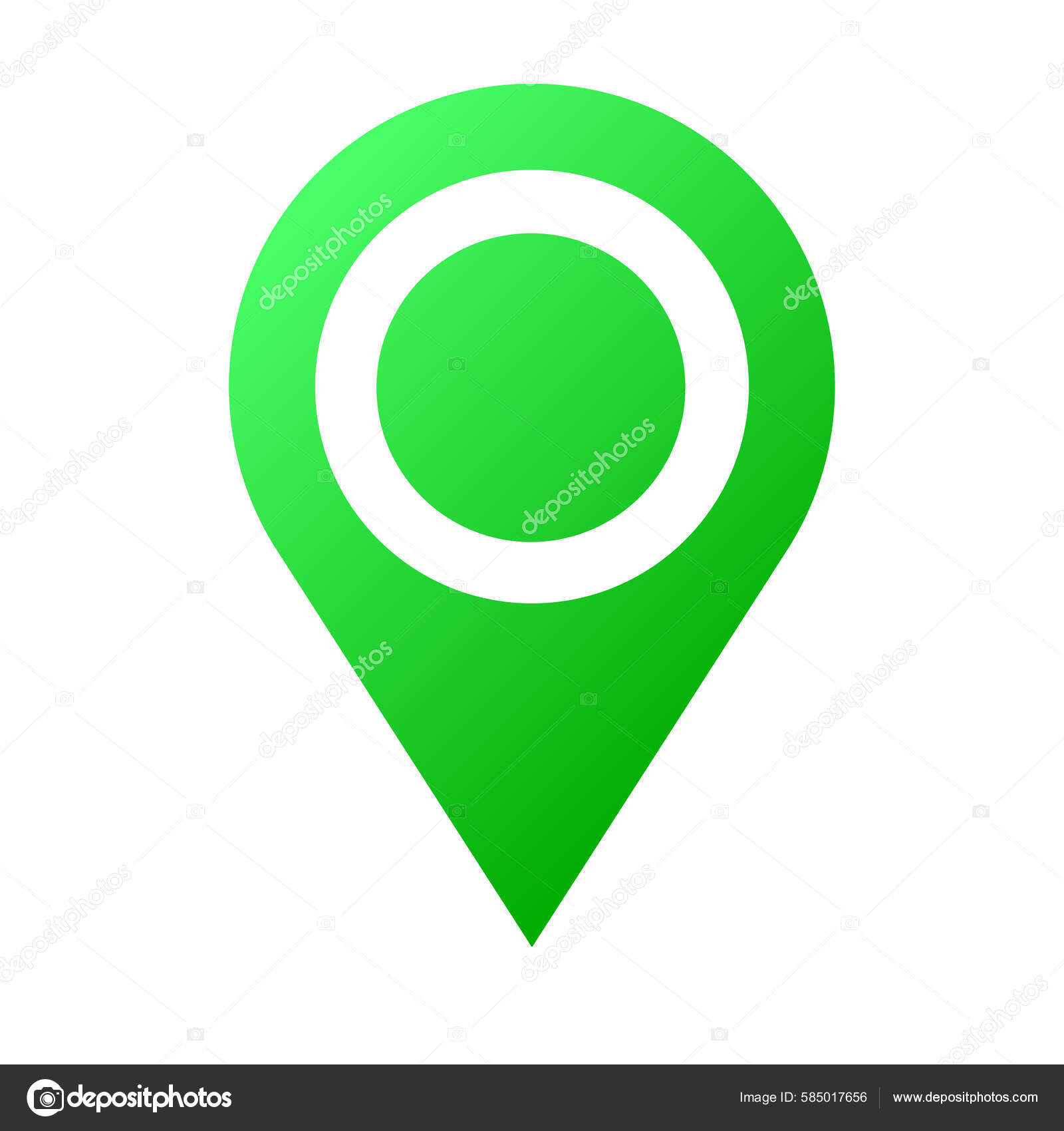 Map Marker Map Pin Location Address Icon Vector Illustration Stock ...