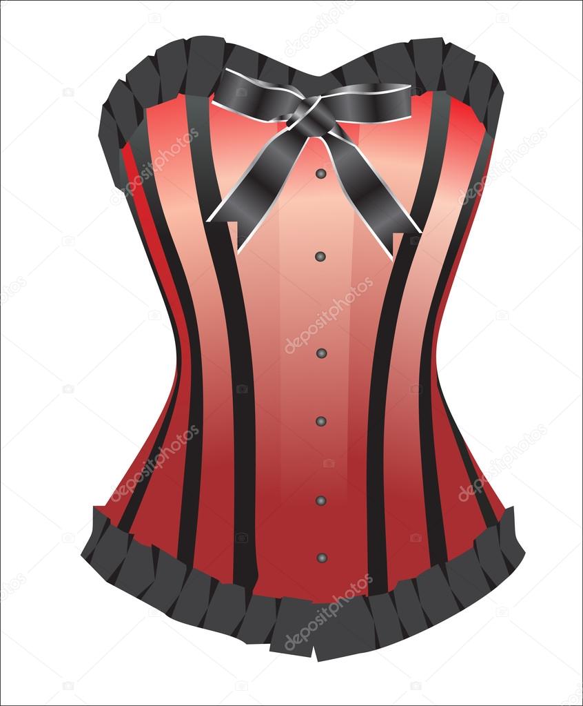 Corset, vector — Stock Vector © mitay20 #14456499