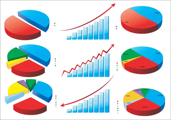 Business charts Vector Art Stock Images | Depositphotos