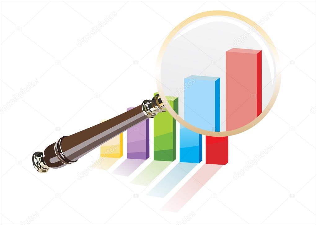 Résultats commerciaux en cours d'examen concept illustration conception ...