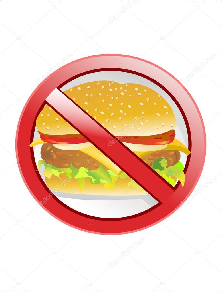 No fast food label — Stock Vector © mitay20 #19271567 No fast food label — Stock Vector © mitay20 #19271567