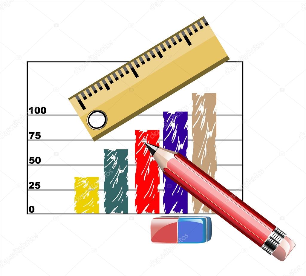 Graph of progress Stock Vector Image by ©mitay20 #25136543