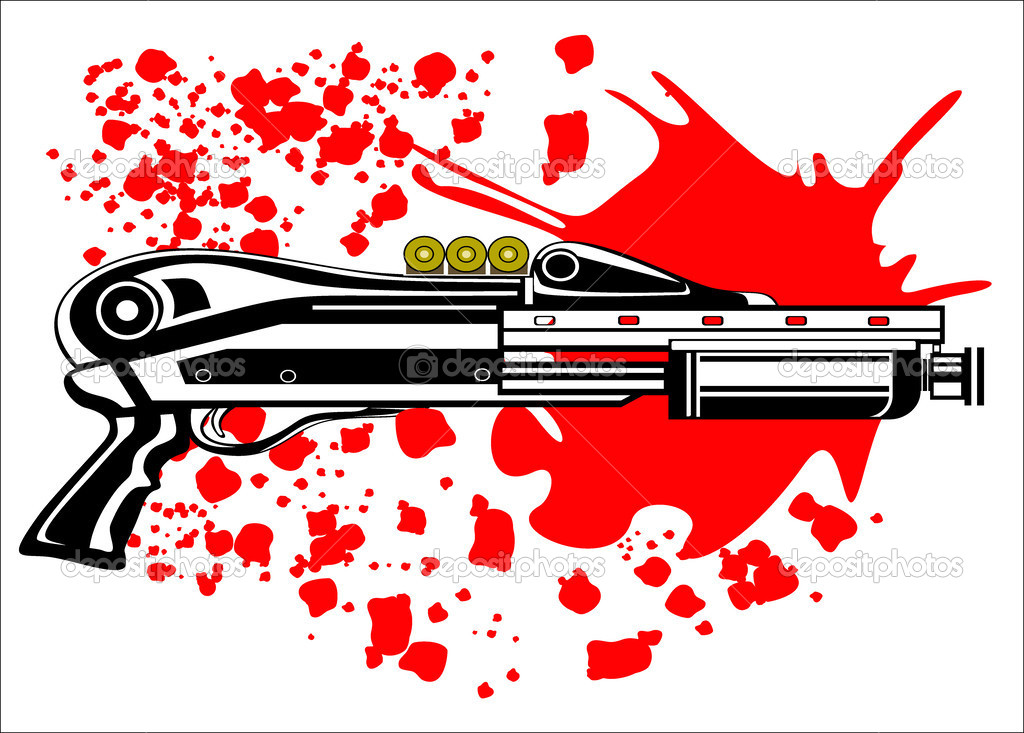 Ilustración de escopeta Vector de stock #25141477 de ©mitay20