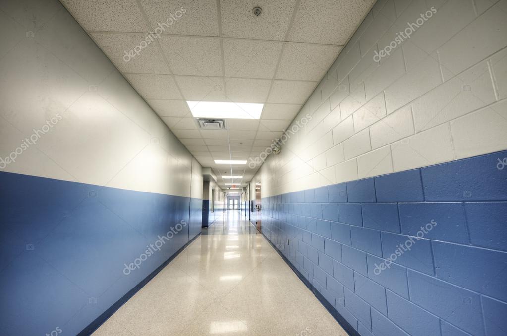 Hallway at Middle School — Stock Photo © jacksonjesse #13326342