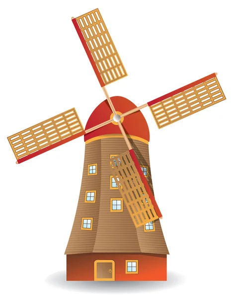 Old windmill Stock Vectors, Royalty Free Old windmill Illustrations ...