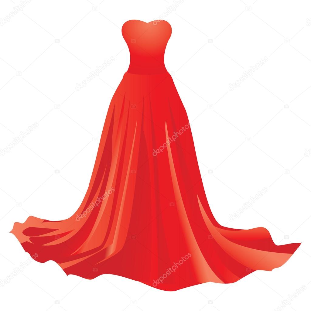 Red dress Stock Vector Image by ©artshock #21178771