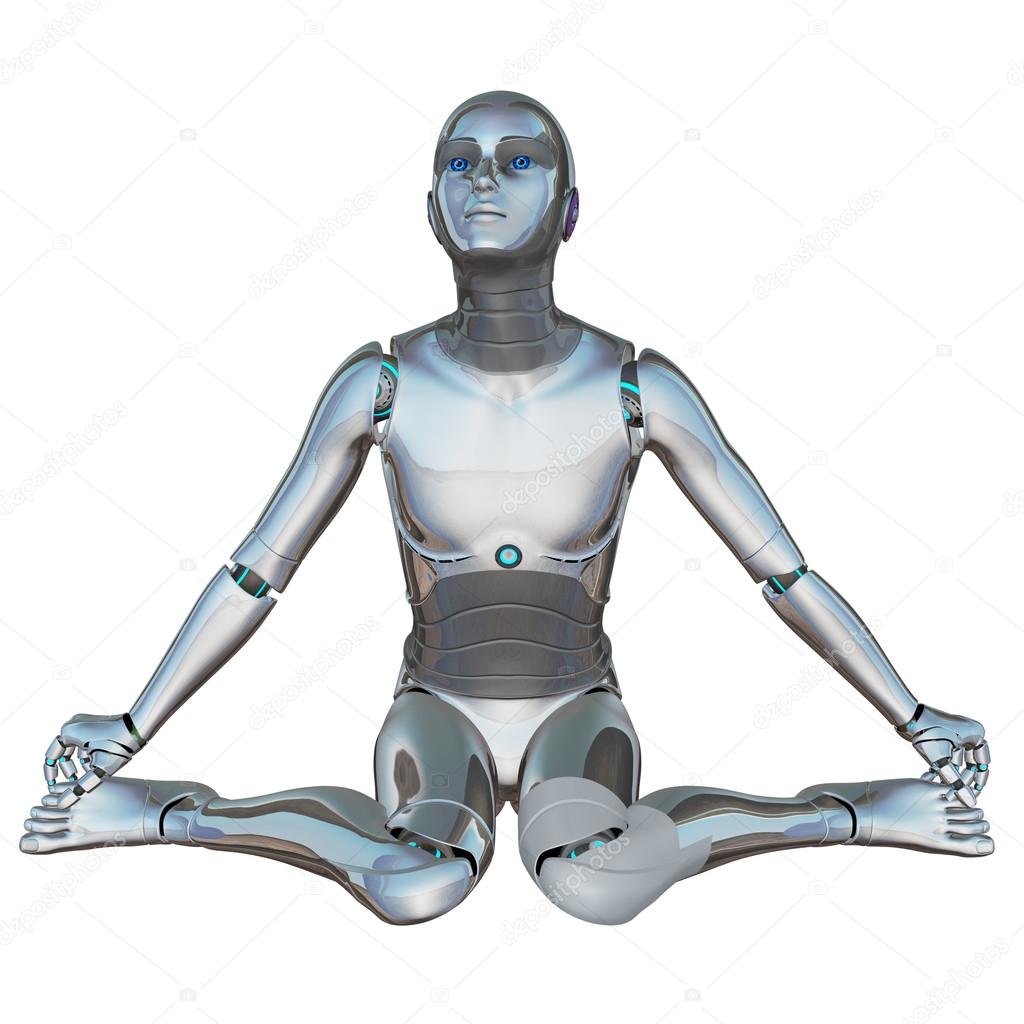 Robot android male — Stock Photo © artshock #23564905