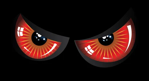 Evil cartoon eyes Vector Art Stock Images | Depositphotos