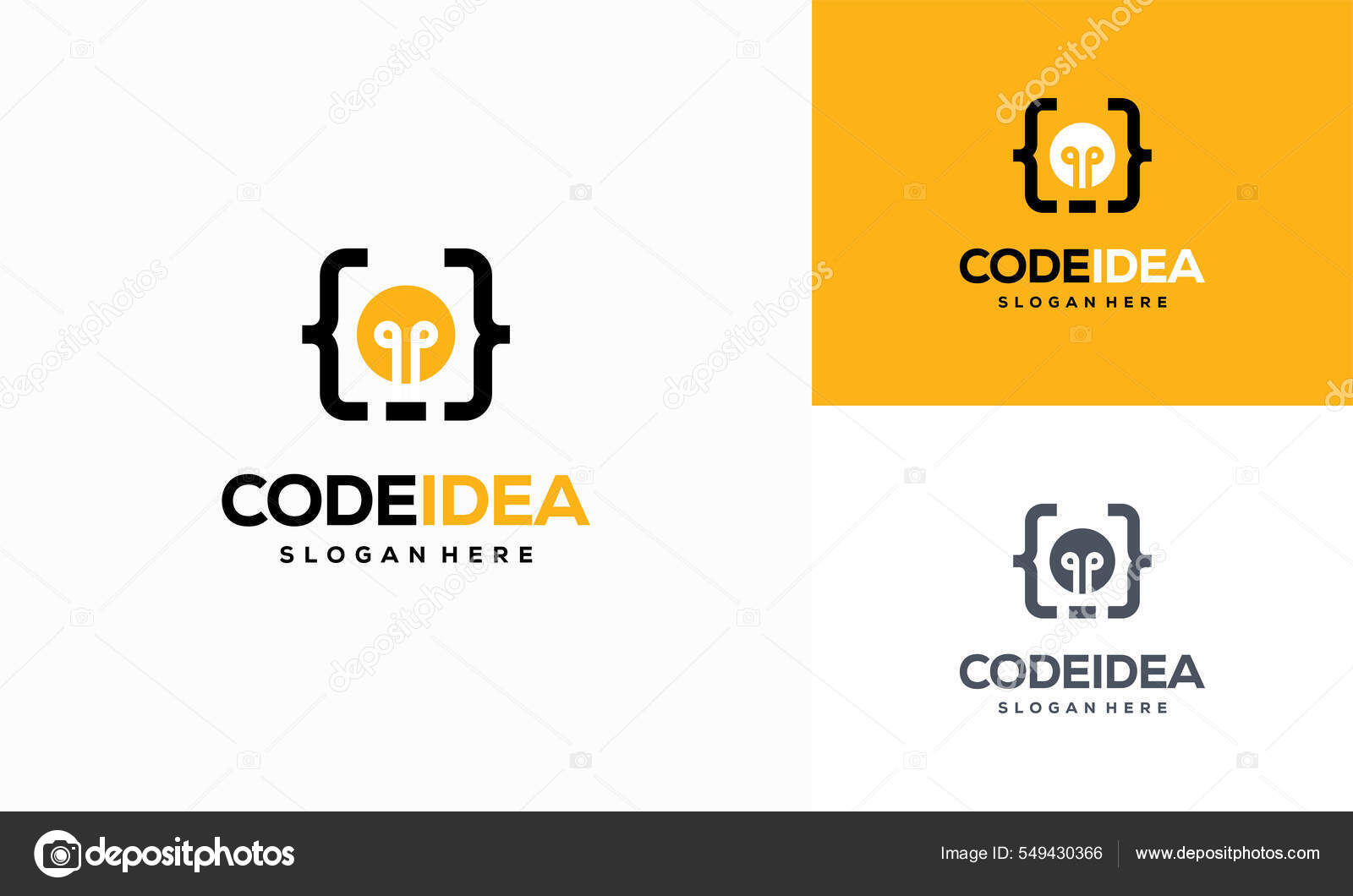 Code Idea Logo Designs Concept Vector Programmer Logo Symbol Icon Stock ...