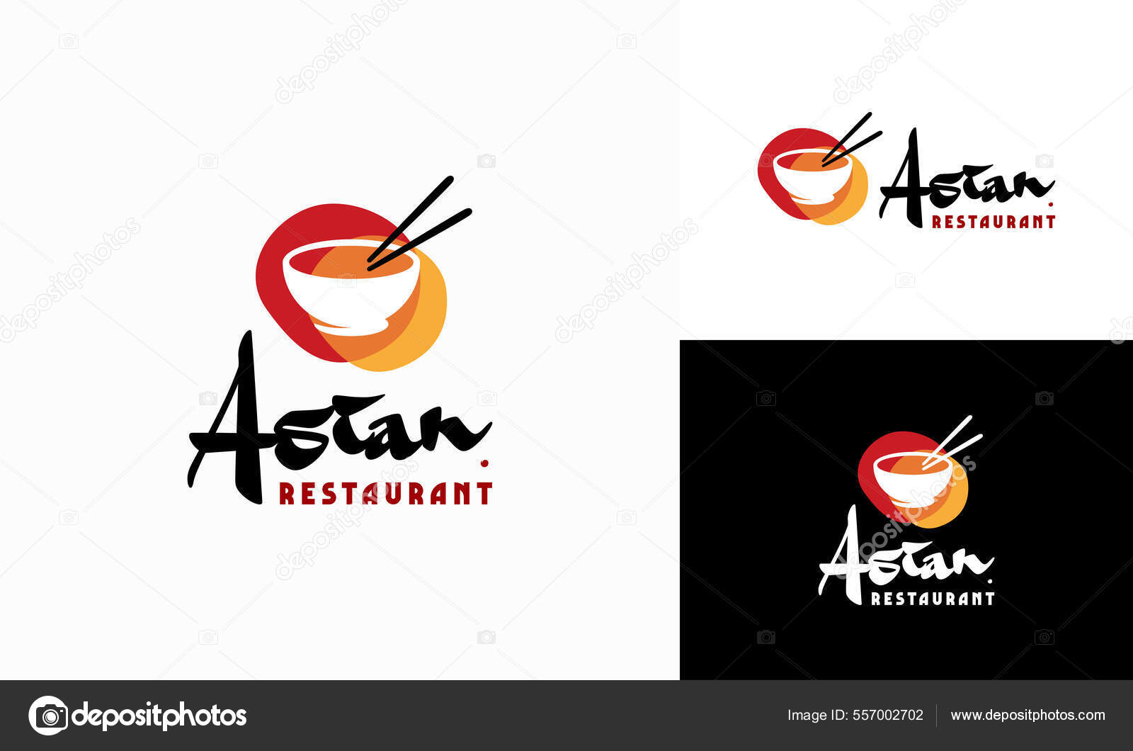 Asian Food Logo Designs Concept Vector Bowl Logo Symbol Icon Stock ...